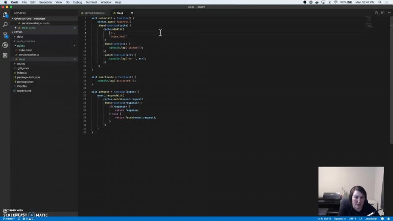 Write Your First Service Worker 